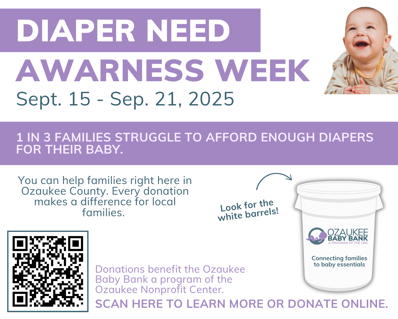 Community Invited to Support Families During National Diaper Need ...